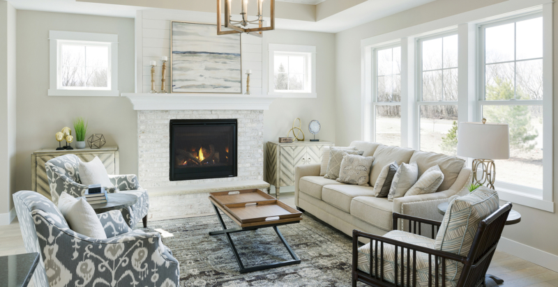 Slimline Fireplace - California Window & Fireplace