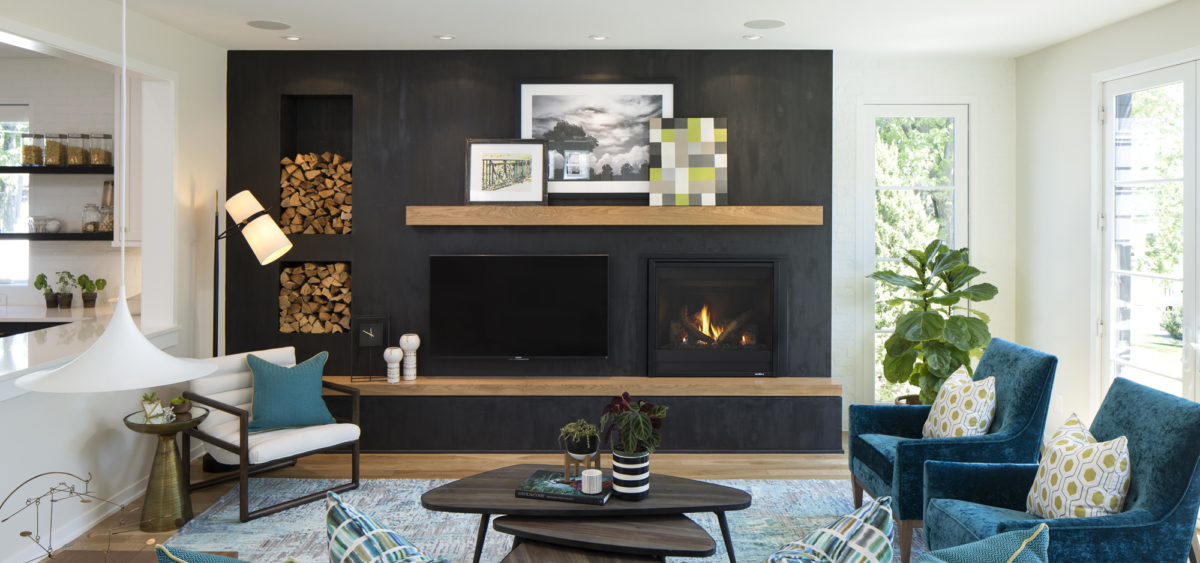 Slimline Fireplace - California Window & Fireplace