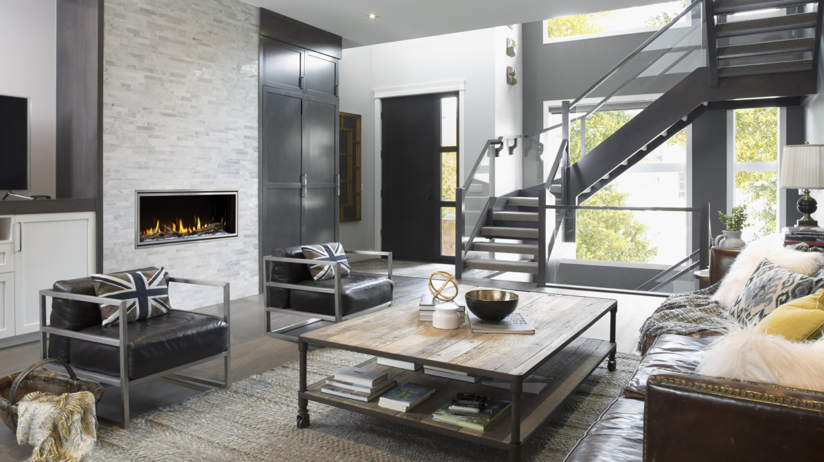 Mezzo Fireplace - California Window & Fireplace